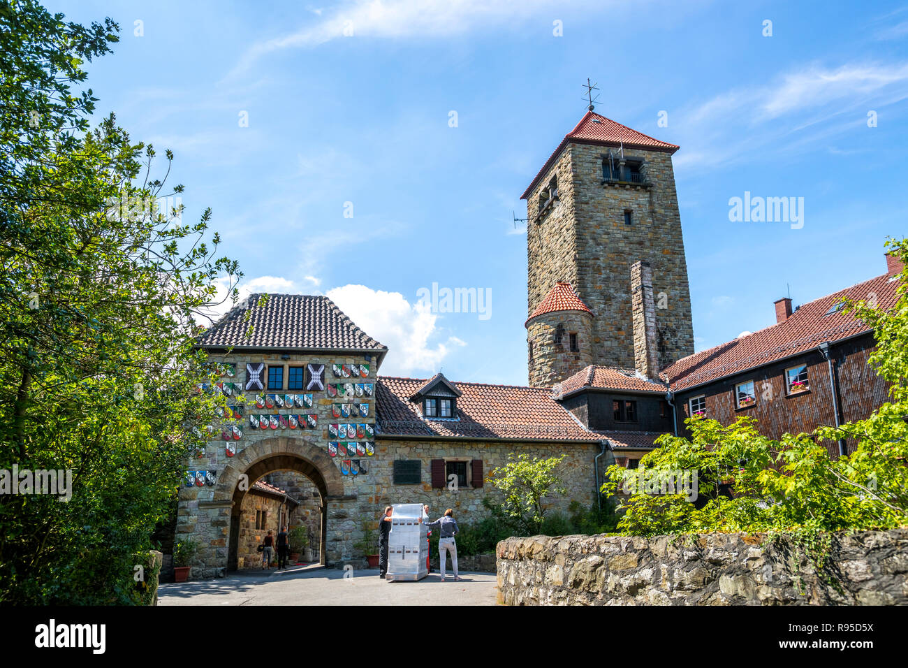 Wachenburg, Weinheim, Germany Stock Photo - Alamy