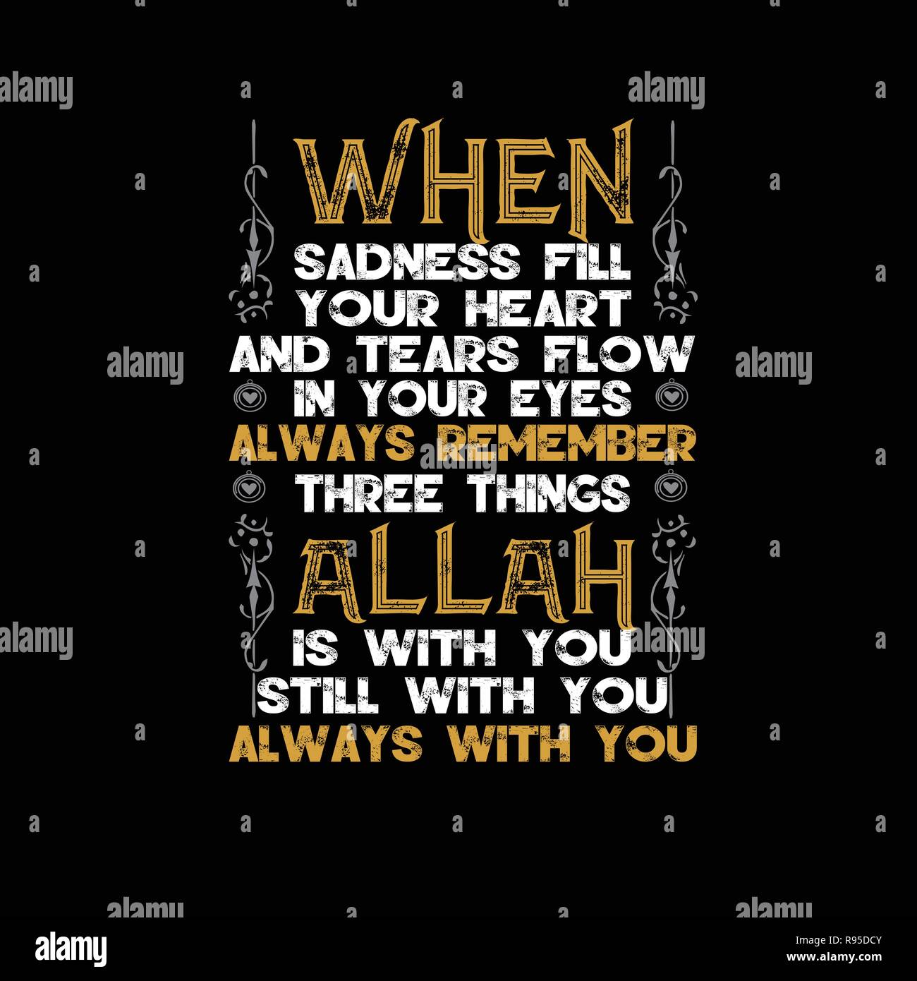 Sadness saying Stock Vector Images - Alamy