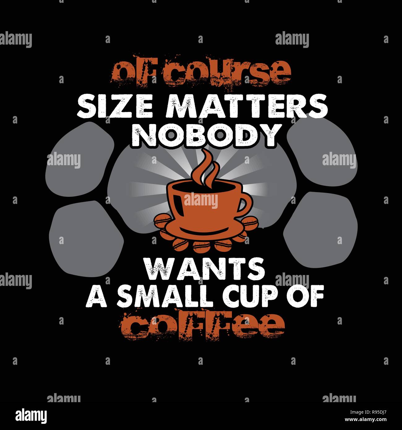 Size matters Stock Vector Images - Alamy