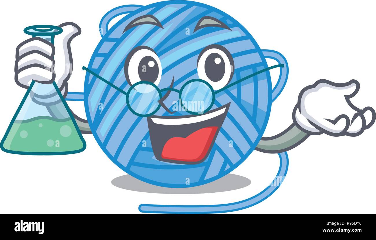 Professor wool balls isolated on a mascot Stock Vector Image & Art - Alamy
