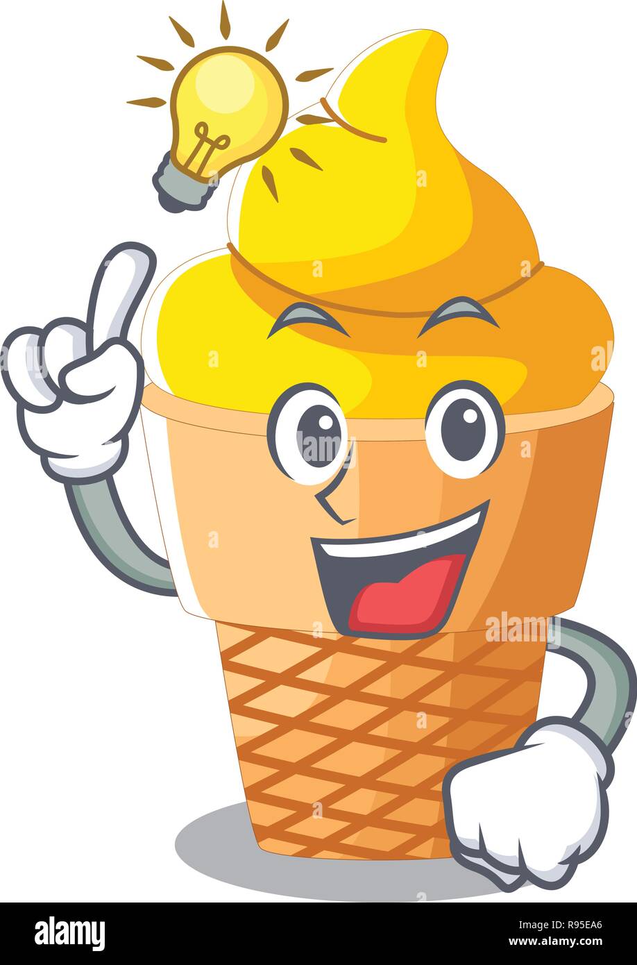 Cartoon ice cream thought hi-res stock photography and images - Alamy