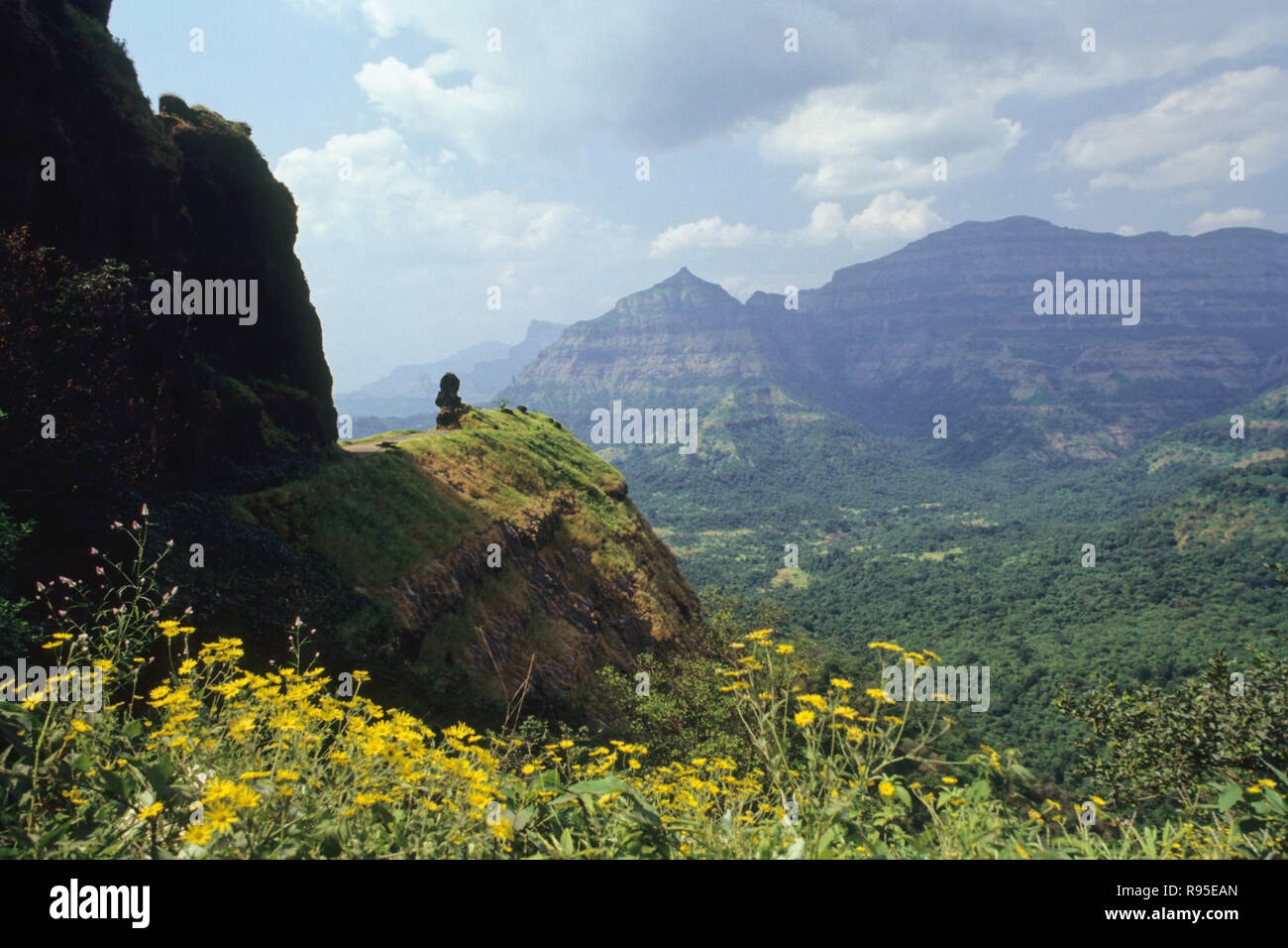 view of malshej ghat, maharashtra, india Stock Photo - Alamy