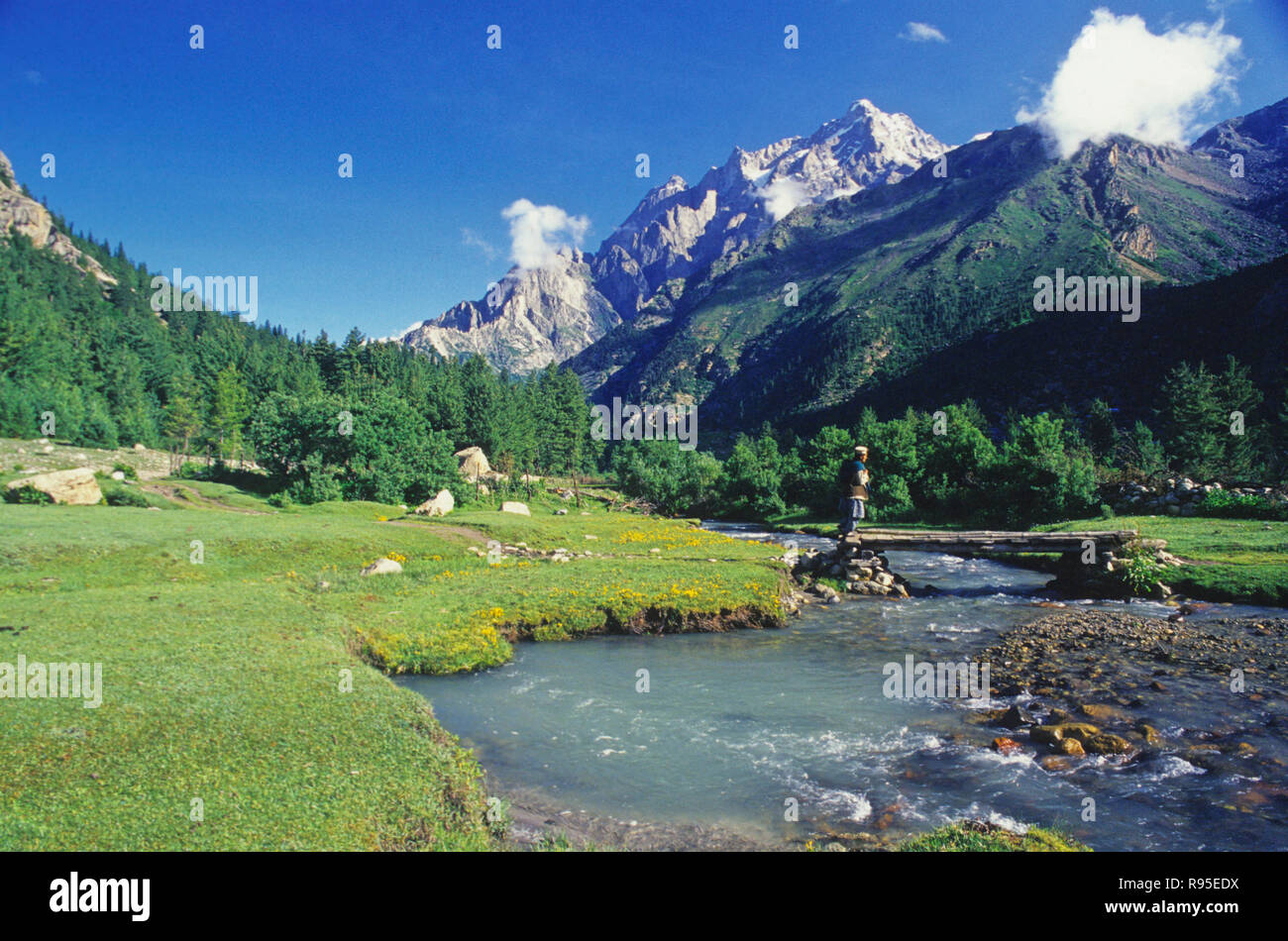 Raksham, Sangla, Kinnaur, Himachal Pradesh, India Stock Photo - Alamy