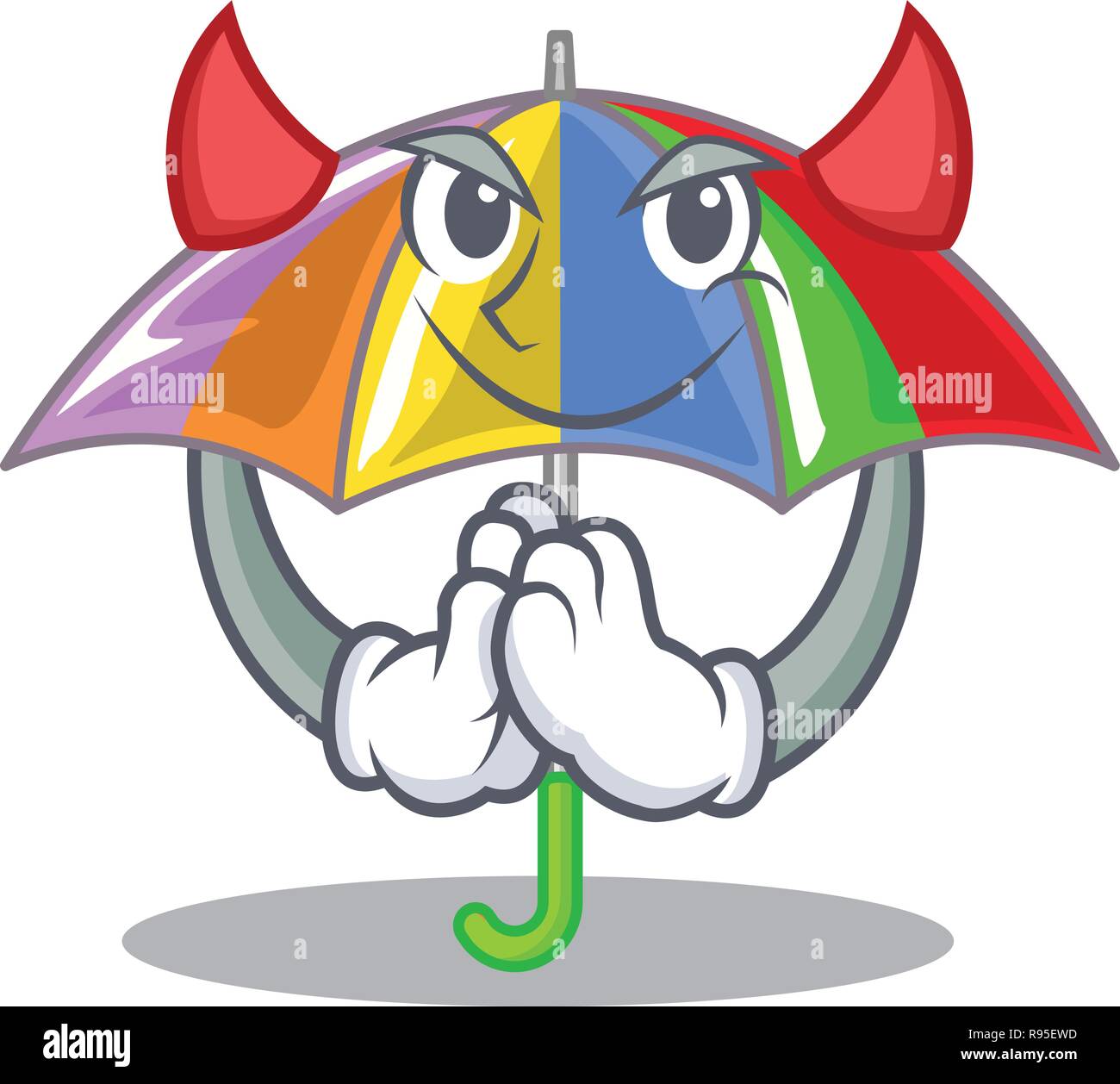 Cartoon storm cloud angry expression hi-res stock photography and ...