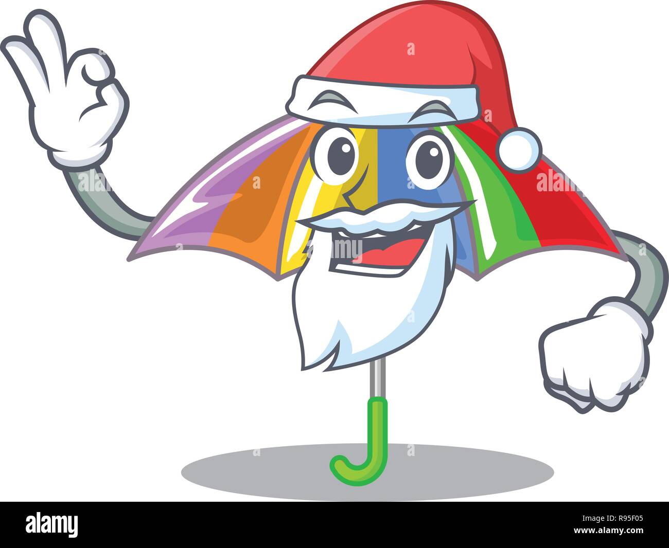 Rain and umbrella countryside Stock Vector Images - Alamy