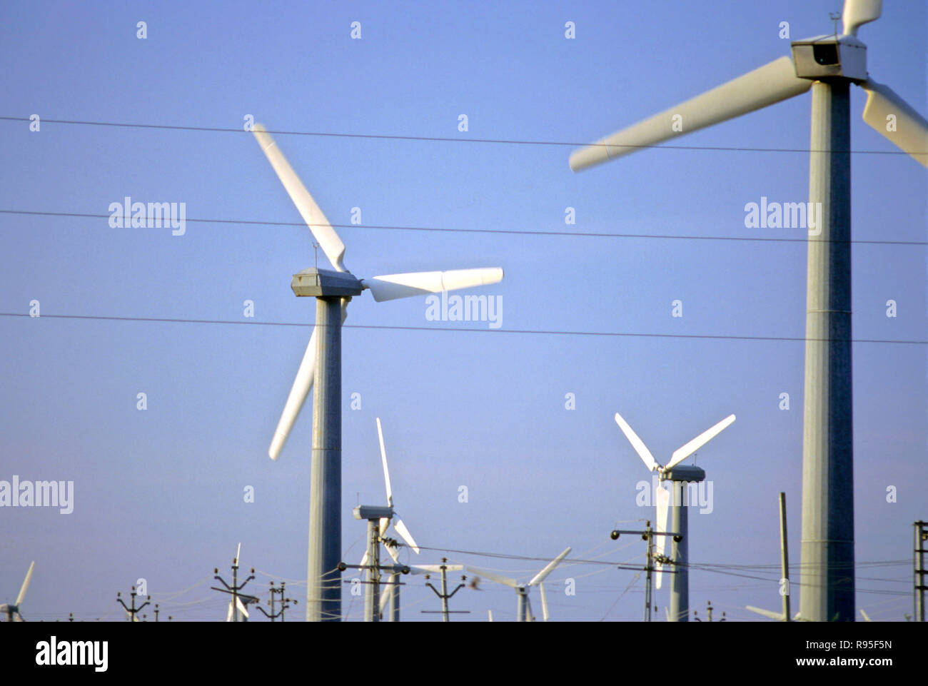 Windmill Power Generation, Dhank, Gujarat, India Stock Photo - Alamy