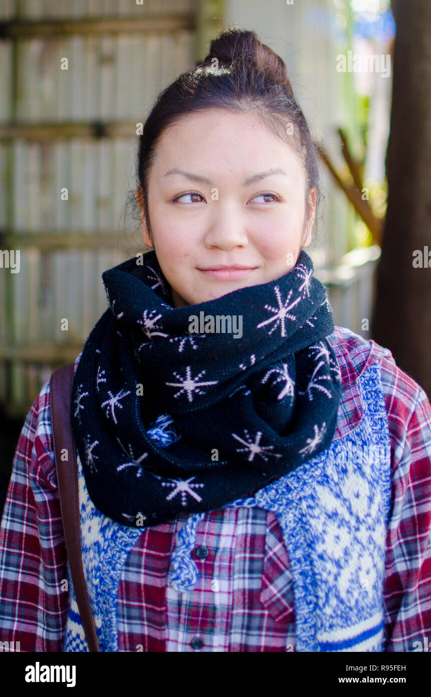 Single female asian model hi-res stock photography and images - Alamy