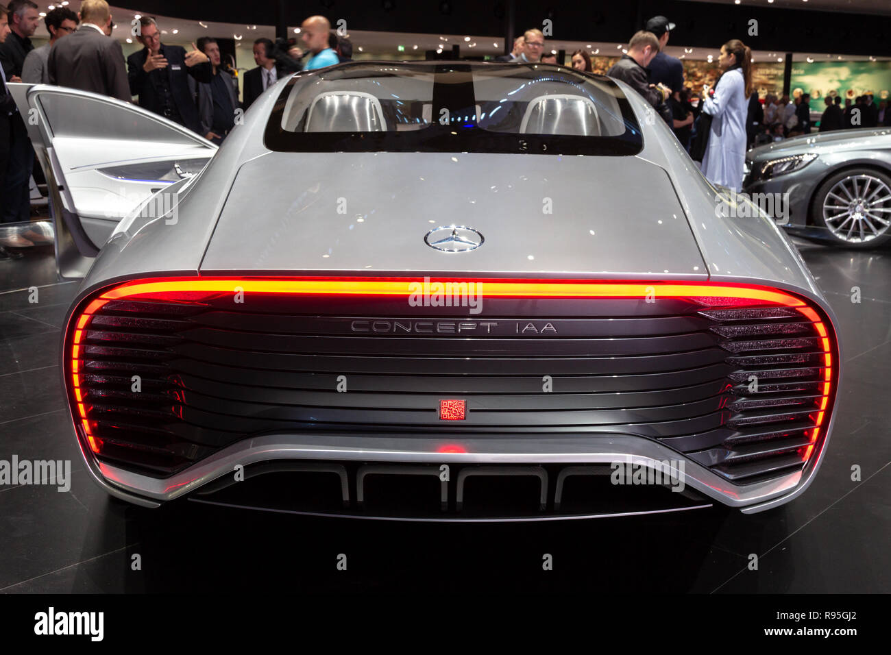 FRANKFURT, GERMANY - SEP 16, 2015: Mercedes Benz Concept IAA ...