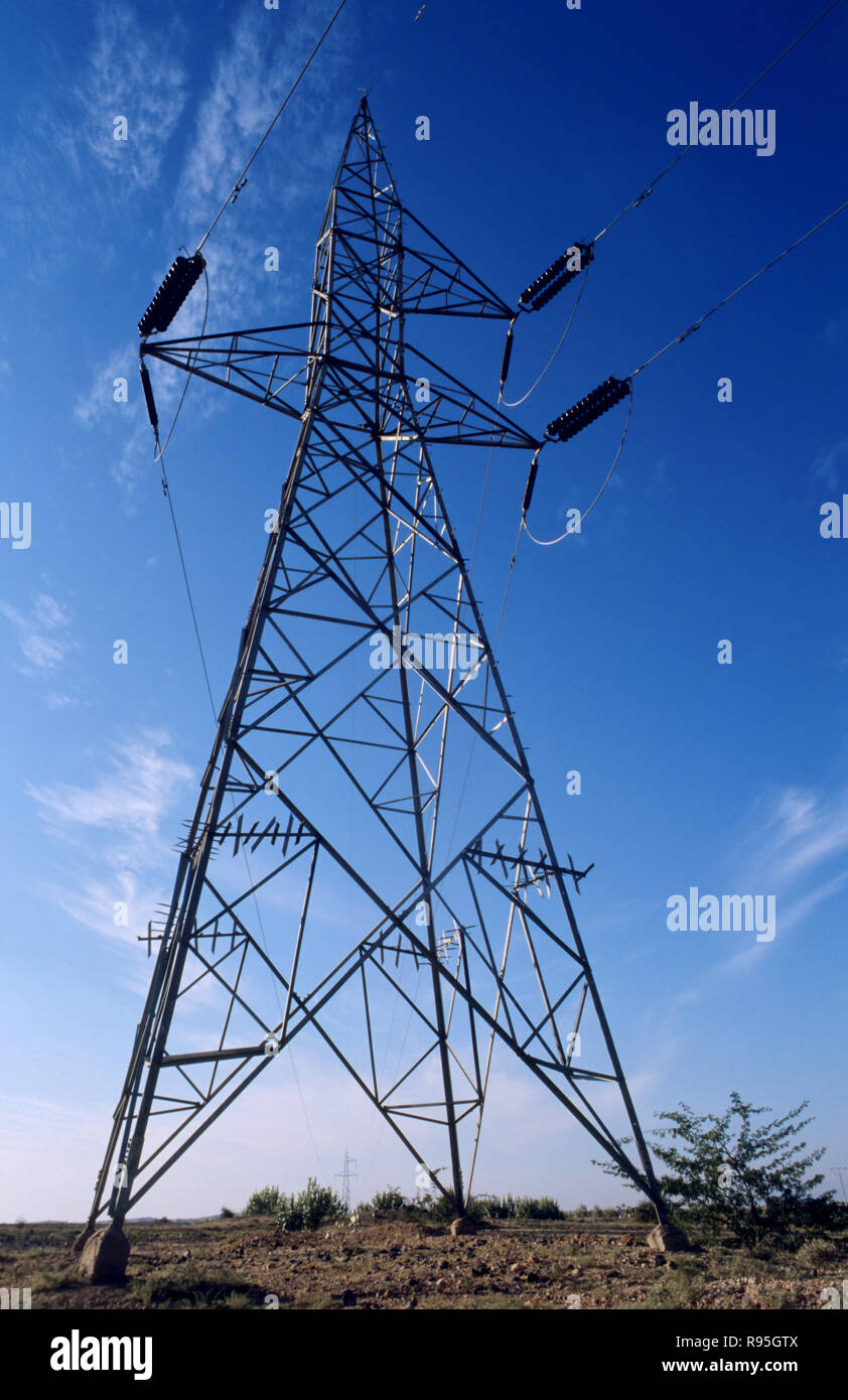 Power Lines India High Resolution Stock Photography and Images - Alamy