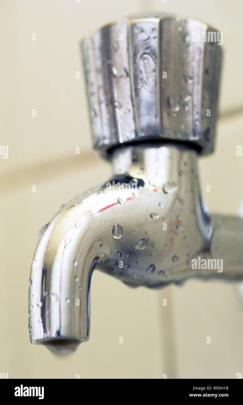 Steel Water Tap Stock Photo - Alamy