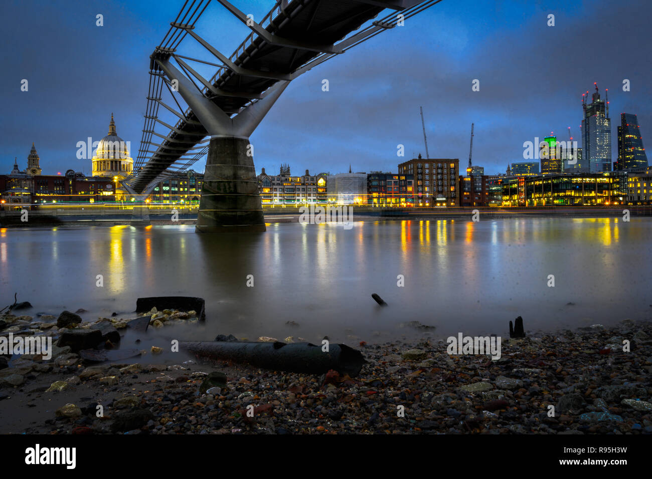 Overhead pedestrian bridge hi-res stock photography and images - Alamy