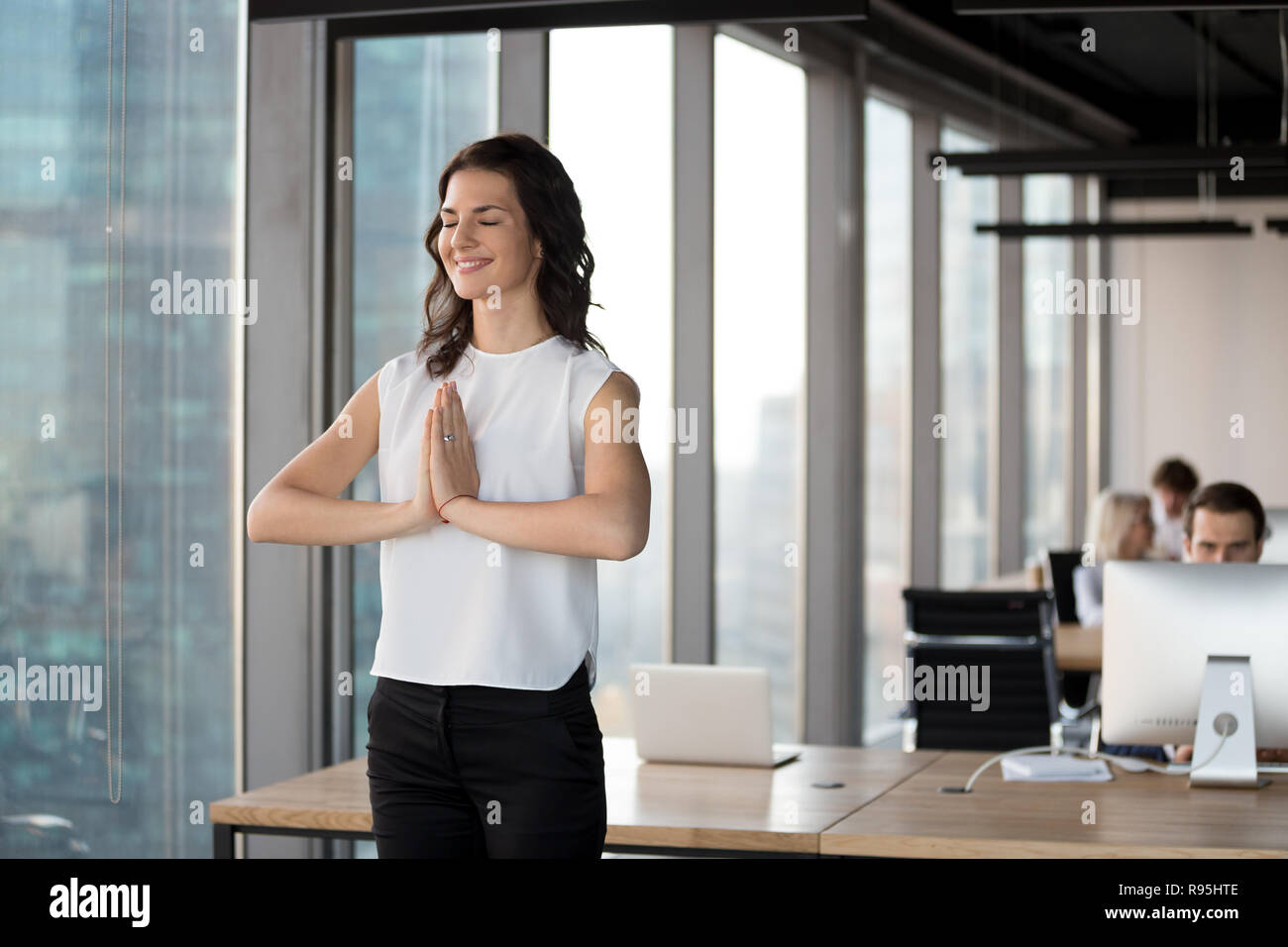 Positive employee hi-res stock photography and images - Alamy