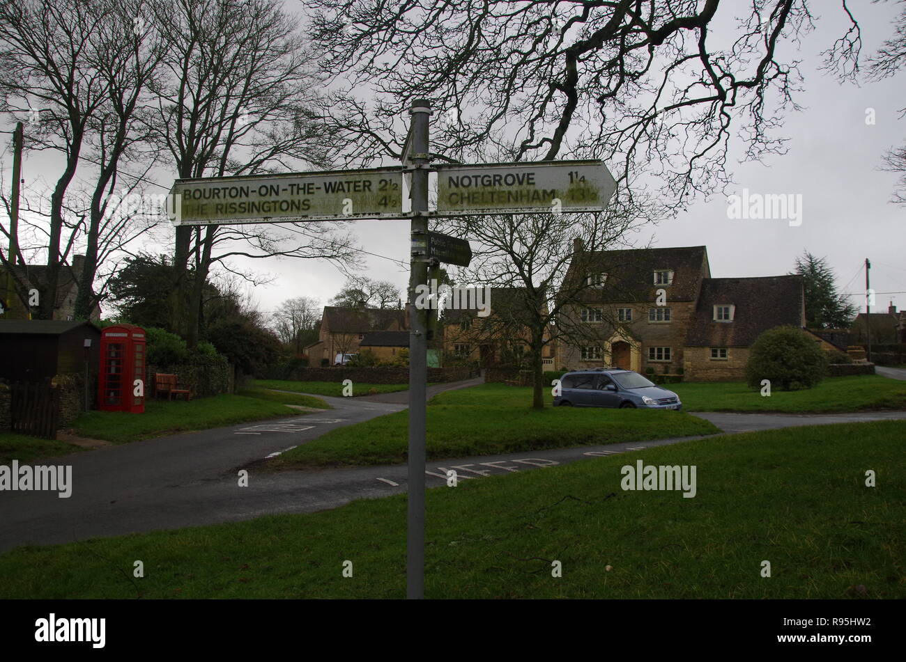 Cold Aston. The Macmillan Way. Long-distance trail. Gloucestershire ...