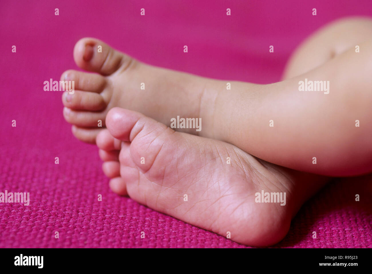 feet of baby Stock Photo - Alamy