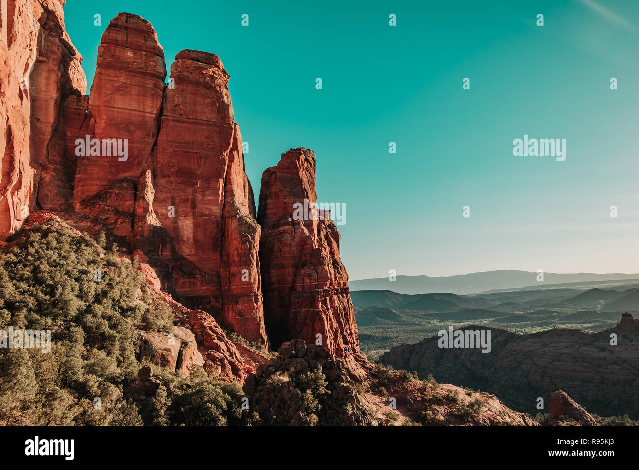 View from Cathedral Rock in Sedona, Arizona, USA Stock Photo - Alamy