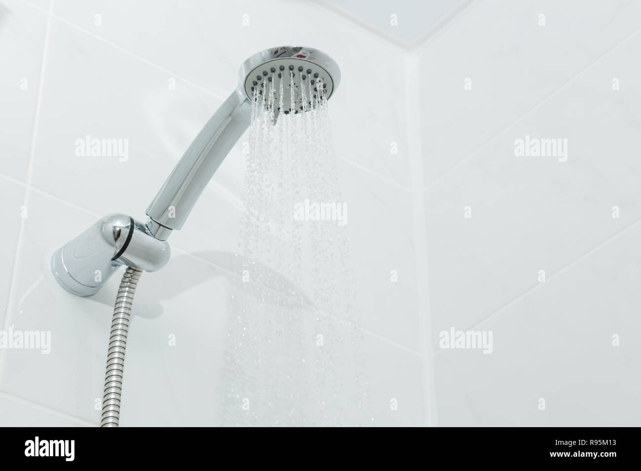 Shower head working closeup water hi-res stock photography and images ...