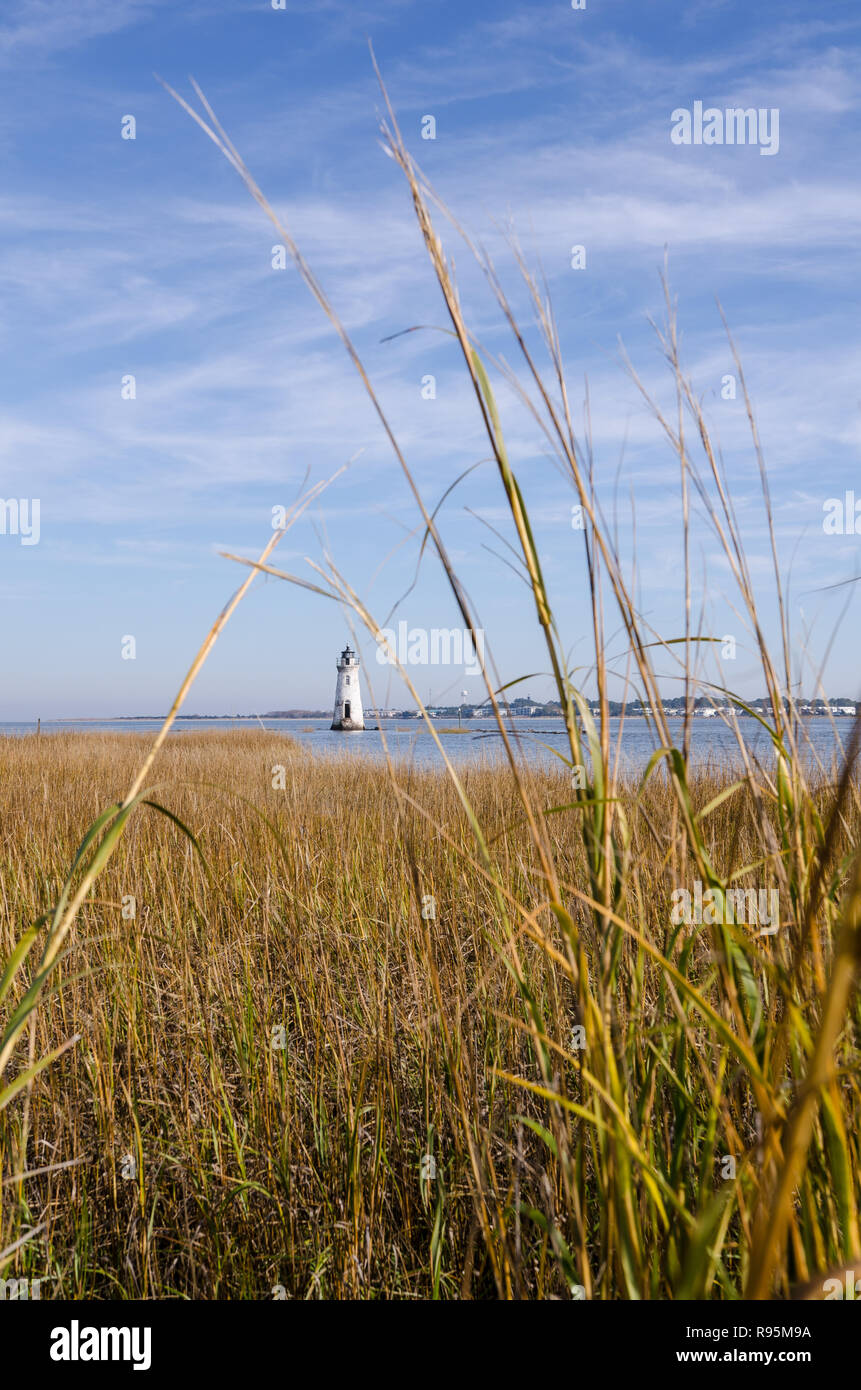 Cockspur Island Lighthouse in Georgia Stock Photo - Alamy