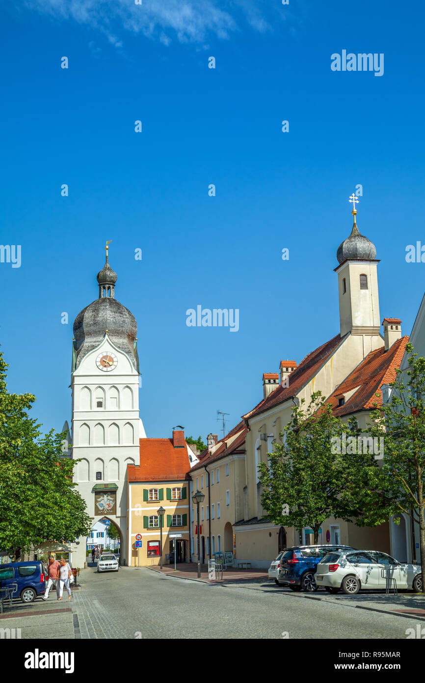 Historical City of Erding, Bavaria, Germany Stock Photo - Alamy