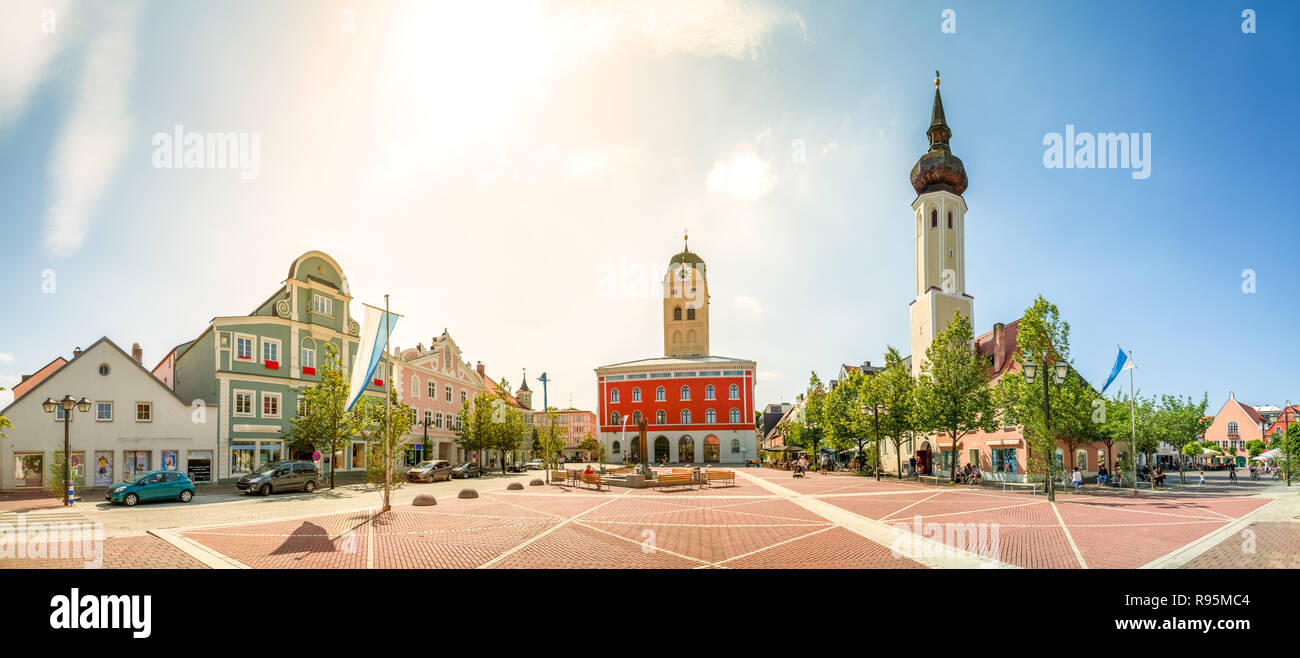 Historical City of Erding, Bavaria, Germany Stock Photo - Alamy