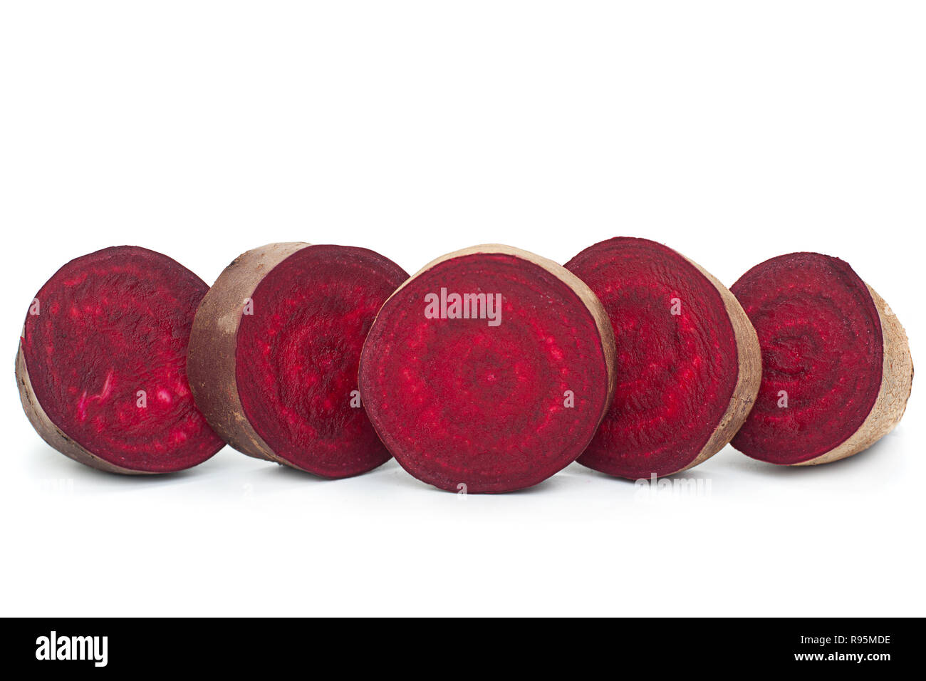 Long beet root closeup isolated on white background Stock Photo - Alamy