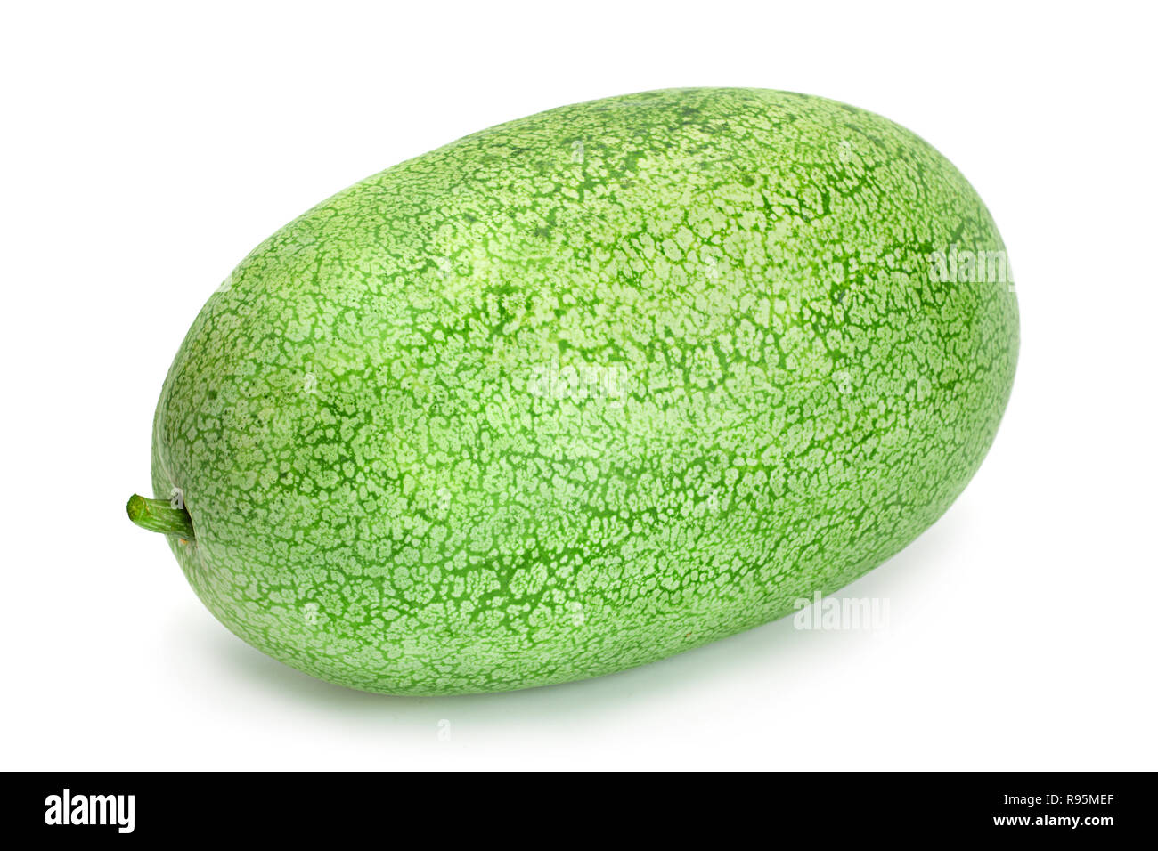 Oval watermelon closeup isolated on white background Stock Photo - Alamy