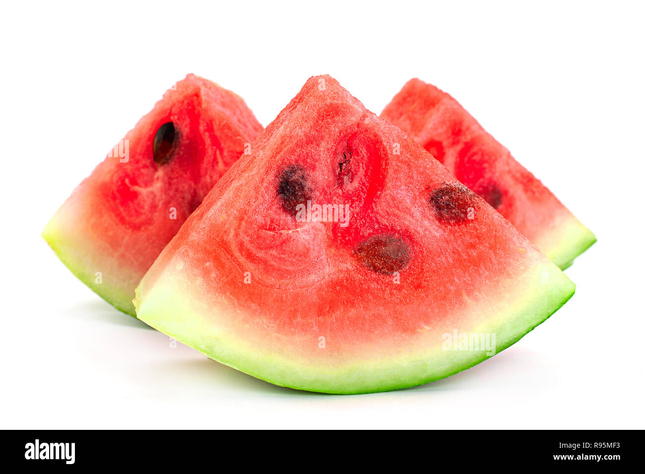 Oval watermelon closeup isolated on white background Stock Photo - Alamy