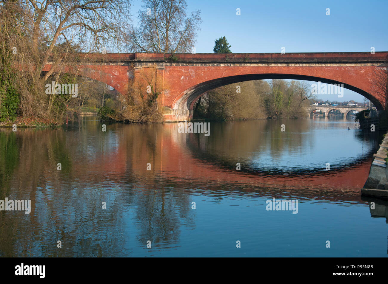 Brunel's Railway Bridge at Maidenhead Stock Photo - Alamy