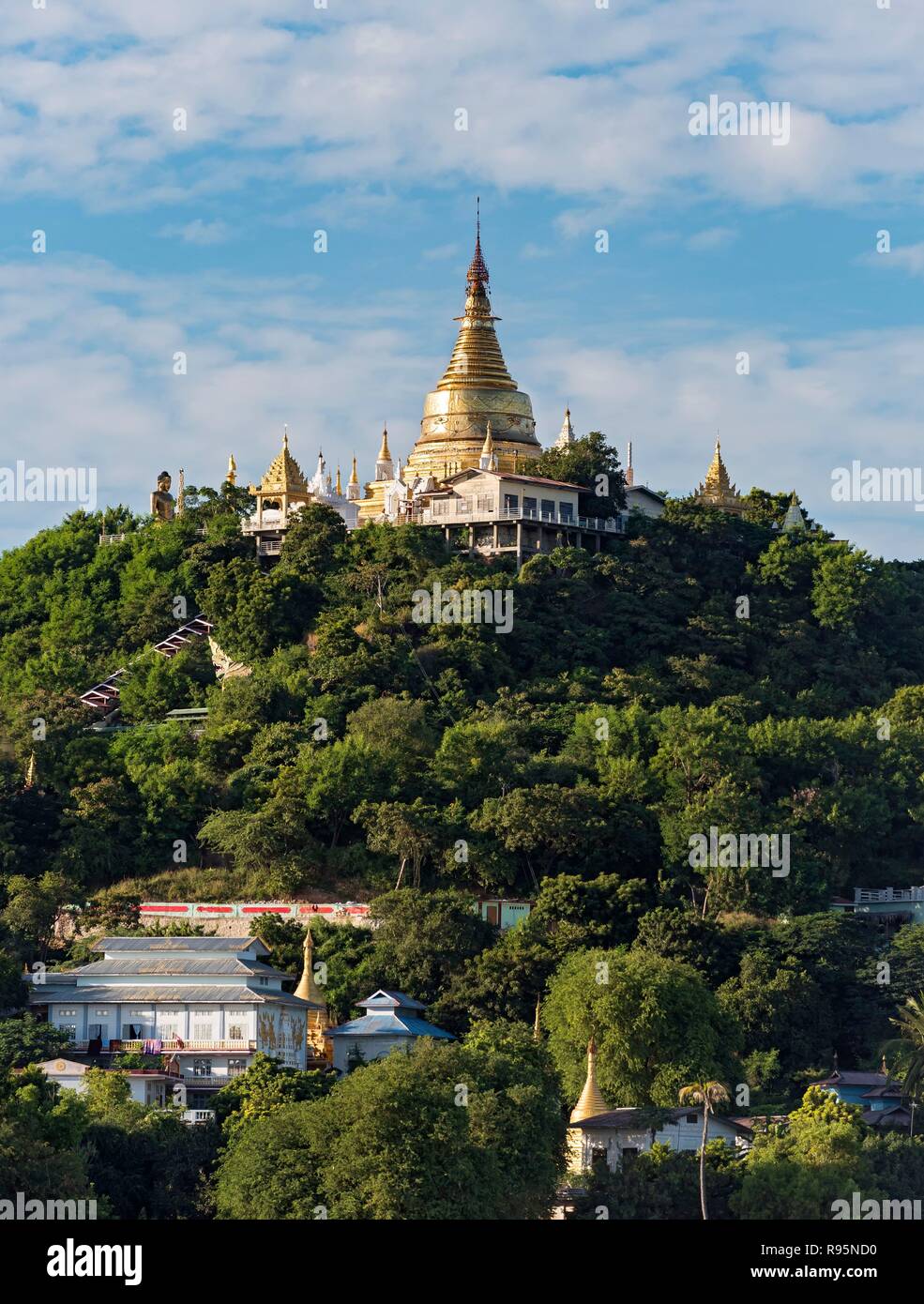 Golden temples in sagaing burma hi-res stock photography and images - Alamy