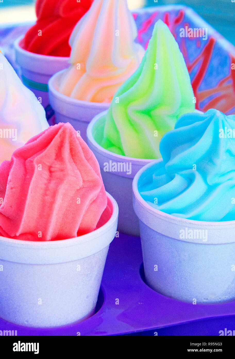 Frozen Custard Cups Stock Photo - Alamy
