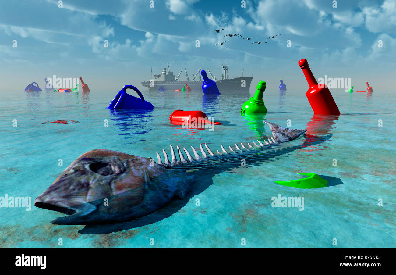 Plastic Objects Dumped Into The Earths Seas & Oceans On A Global Scale ...