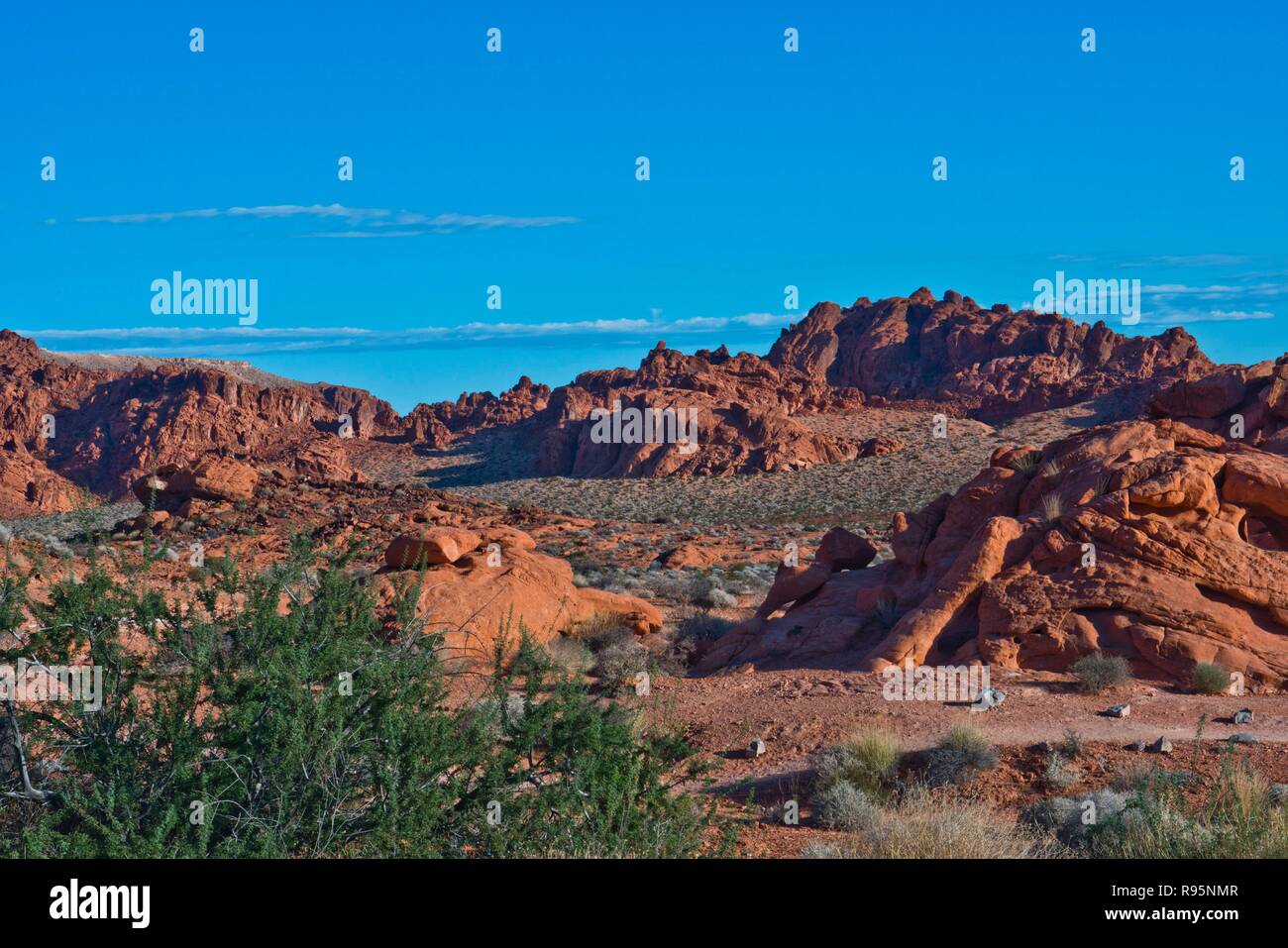 Nevada, Valley of Fire State Park, West Valley of Fire Highway Stock ...