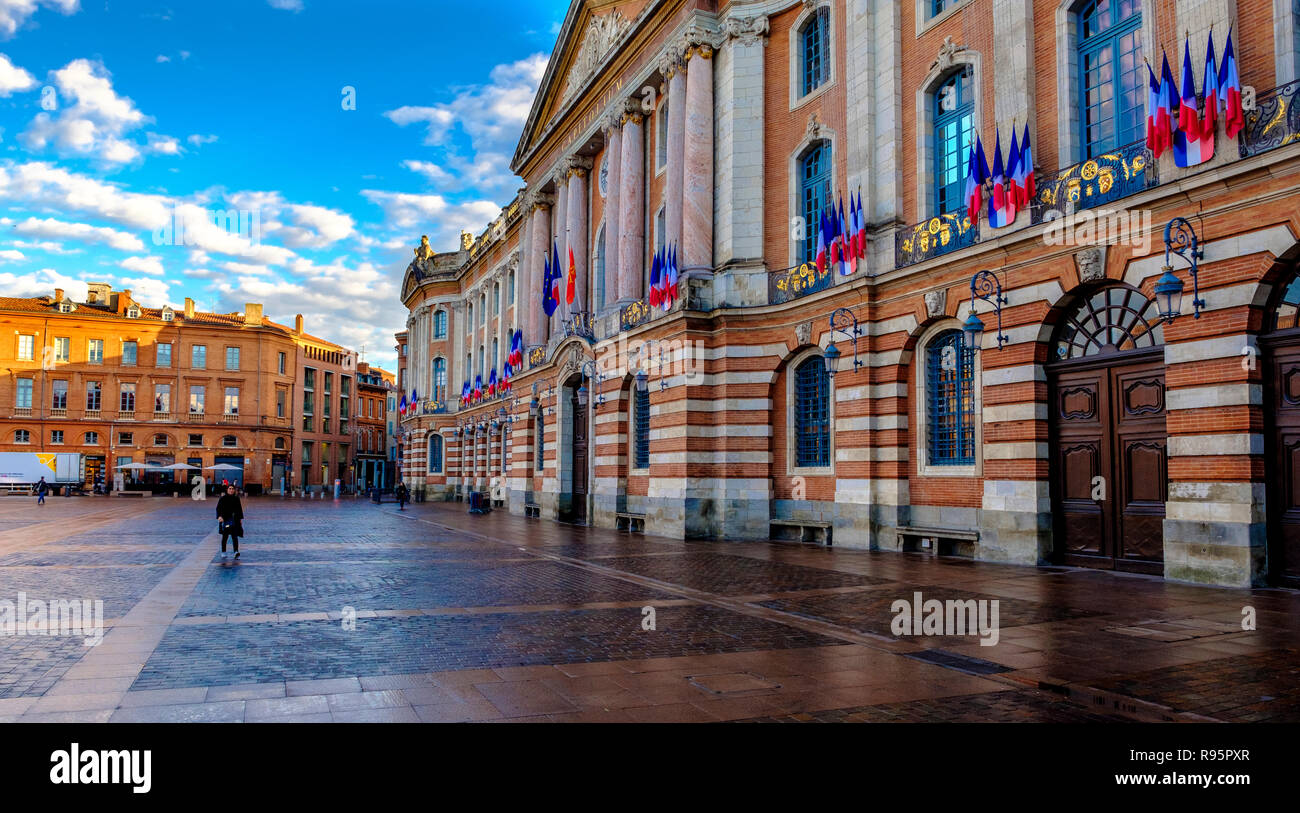 The Capitoleum in the Place du Capitol, Toulouse, France Stock Photo ...