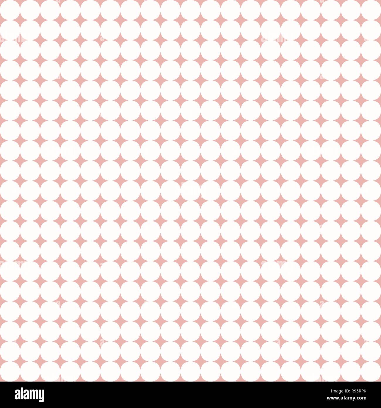 Light pink stars pattern vector Stock Vector Images - Alamy