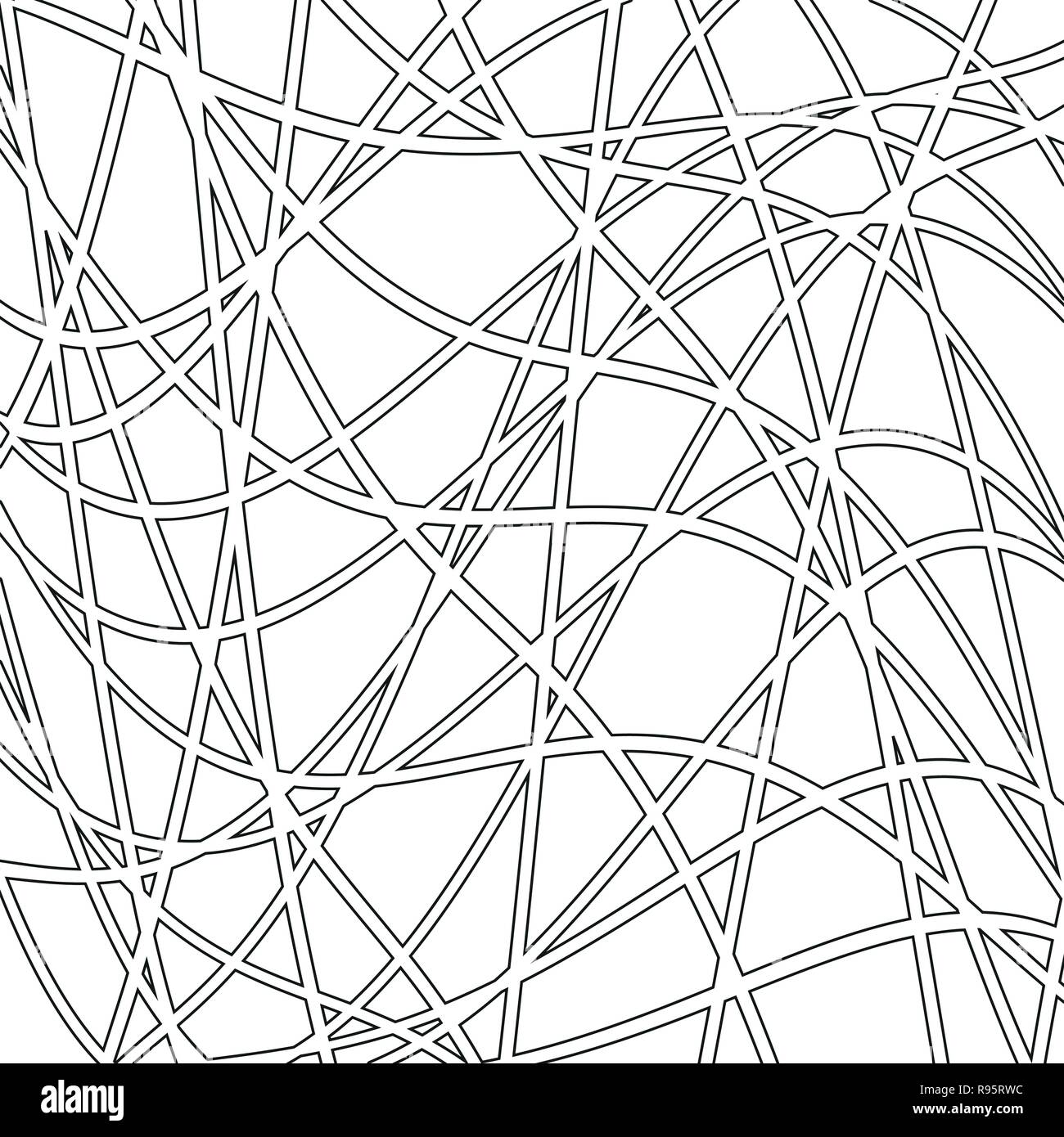 Repeating black white wave pattern hi-res stock photography and images ...