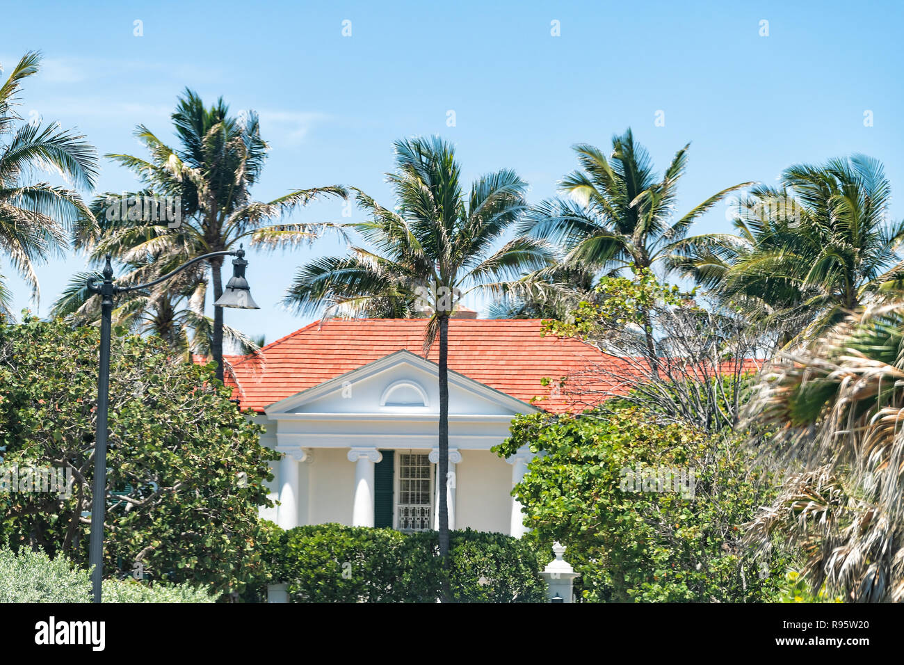 Palm Beach, USA - May 9, 2018: Mar-a-lago, mar a lago architecture ...