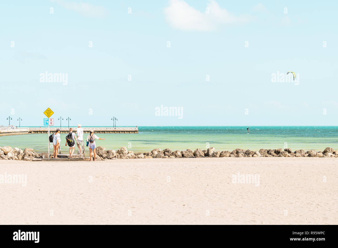 Walking the jetty hi-res stock photography and images - Alamy