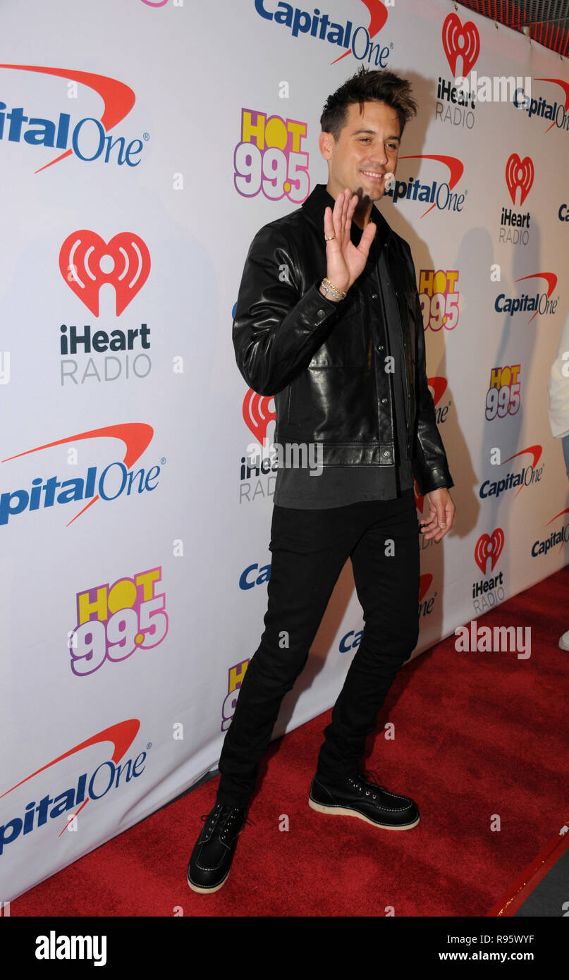 G-Eazy arrives backstage on the red carpet for Hot 99.5's iHeartRadio ...