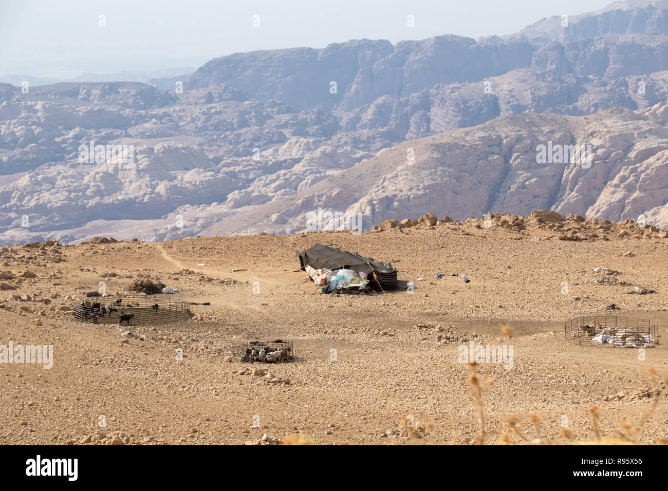 Bedouin tent, Jordan Stock Photo - Alamy