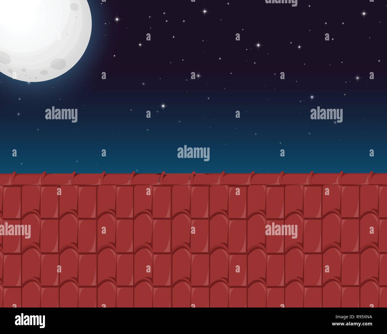 A house roof view illustration Stock Vector Image & Art - Alamy