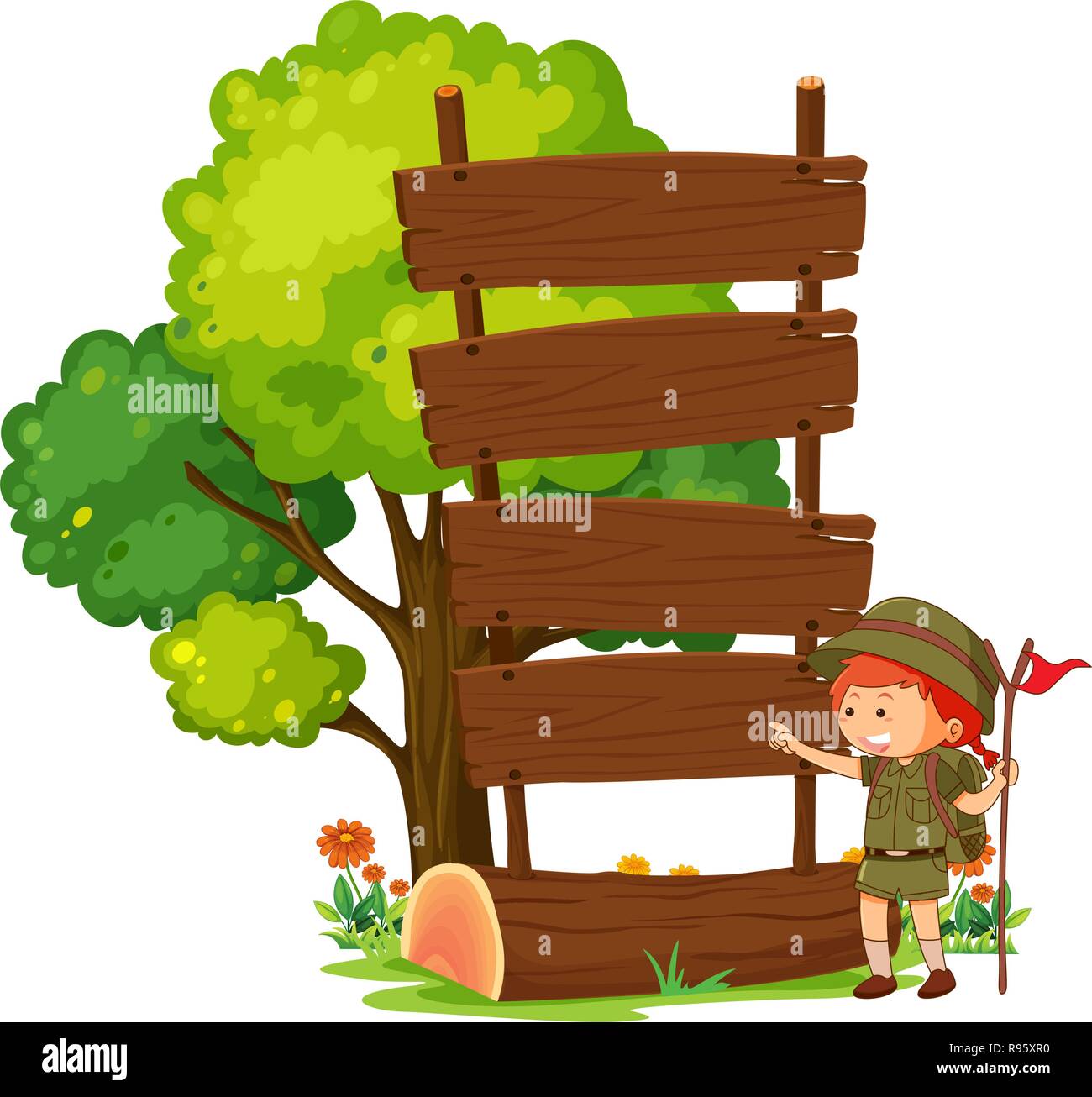 Hiking Signs Clip Art