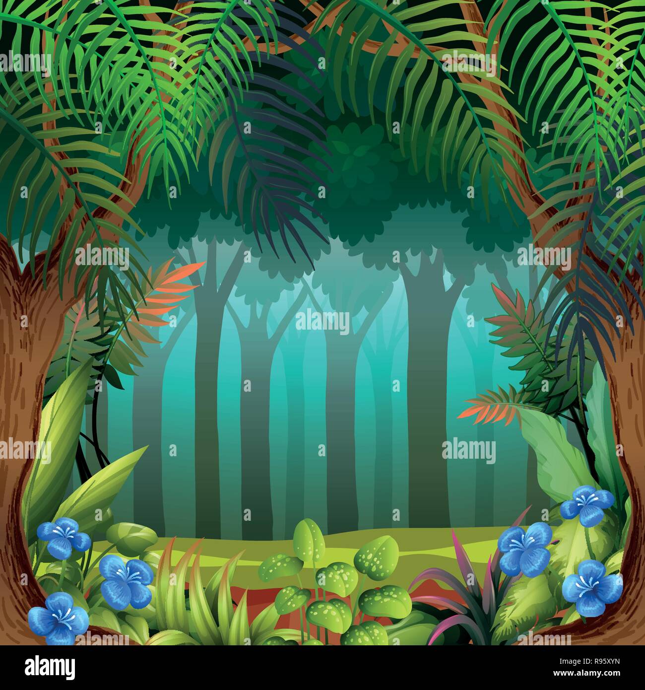 A Nature Theme Template Illustration Stock Vector Image Art Alamy a-nature-theme-template-illustration-stock-vector-image-art-alamy