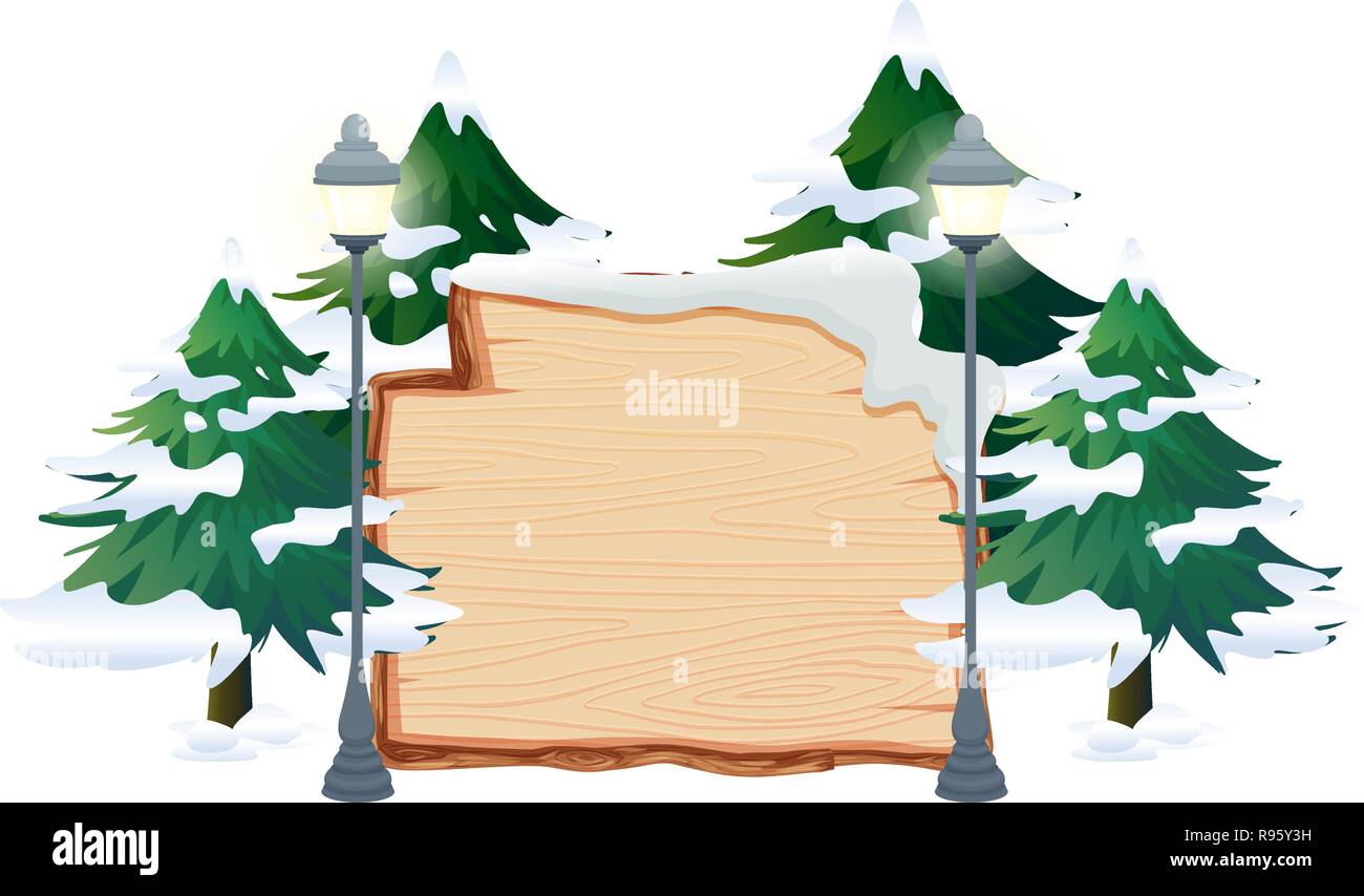 A winter theme banner illustration Stock Vector Image & Art - Alamy