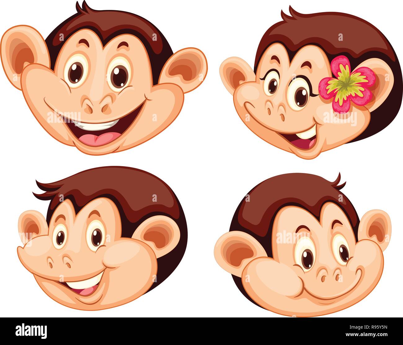 Monkey Facial Expression High Resolution Stock Photography and Images ...