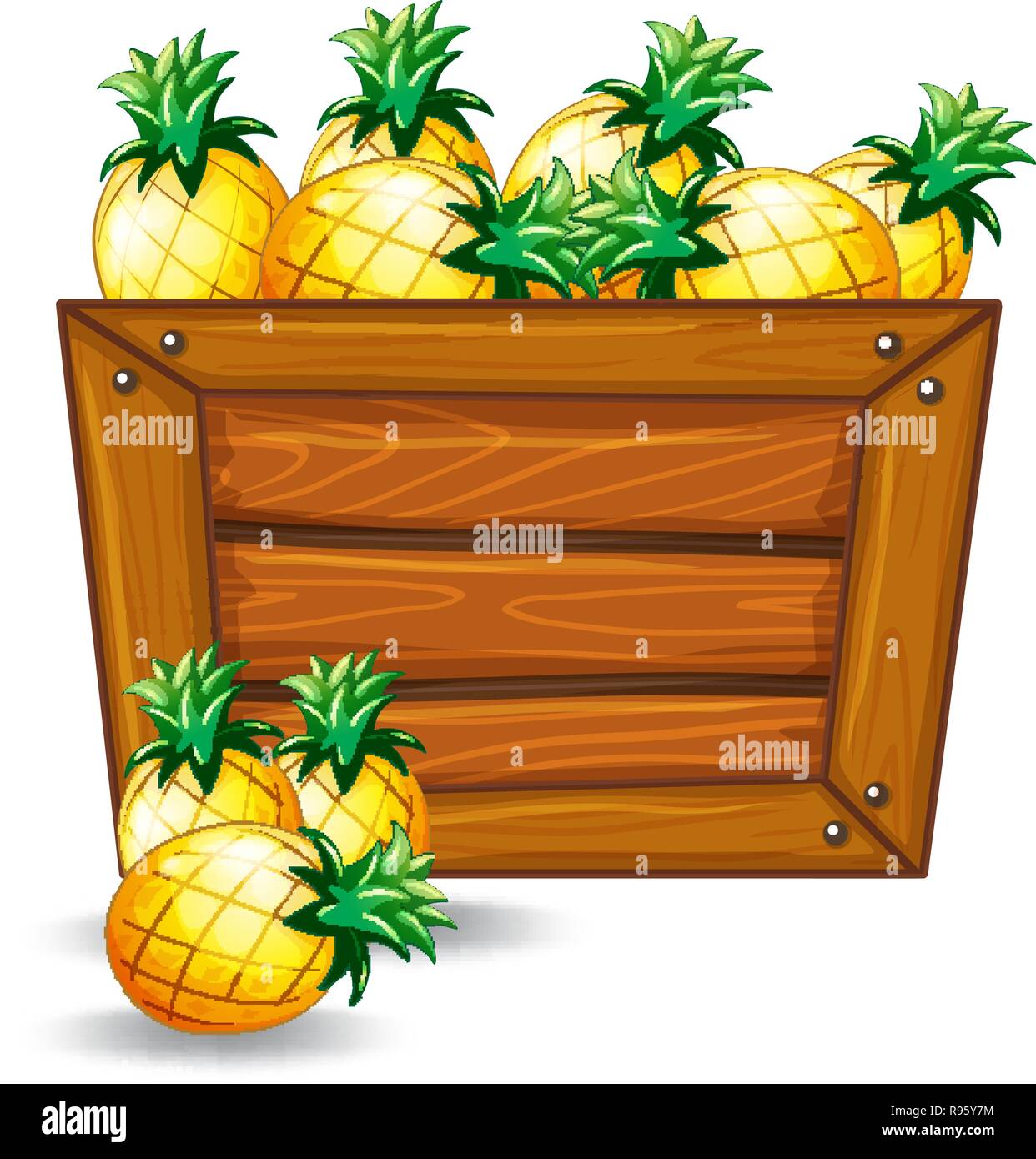 Picture pineapple Stock Vector Images - Alamy