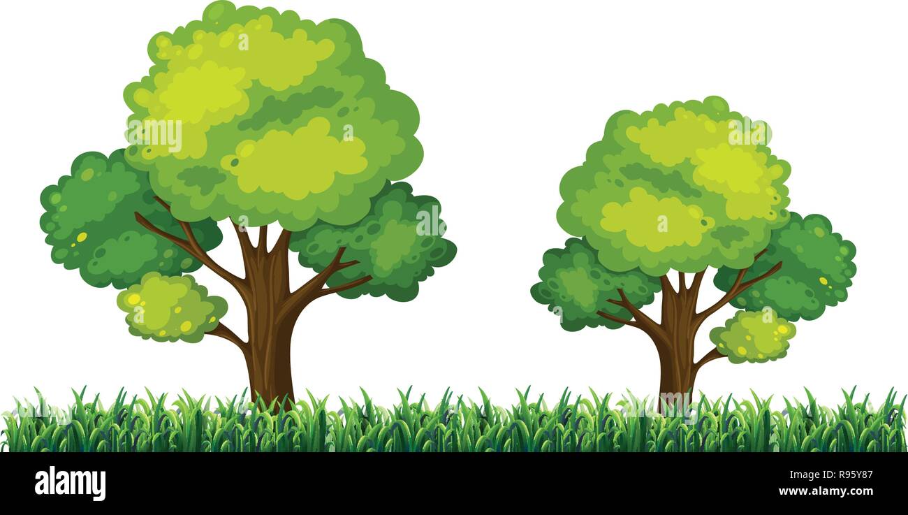 An isolated nature landscape illustration Stock Vector Image & Art - Alamy