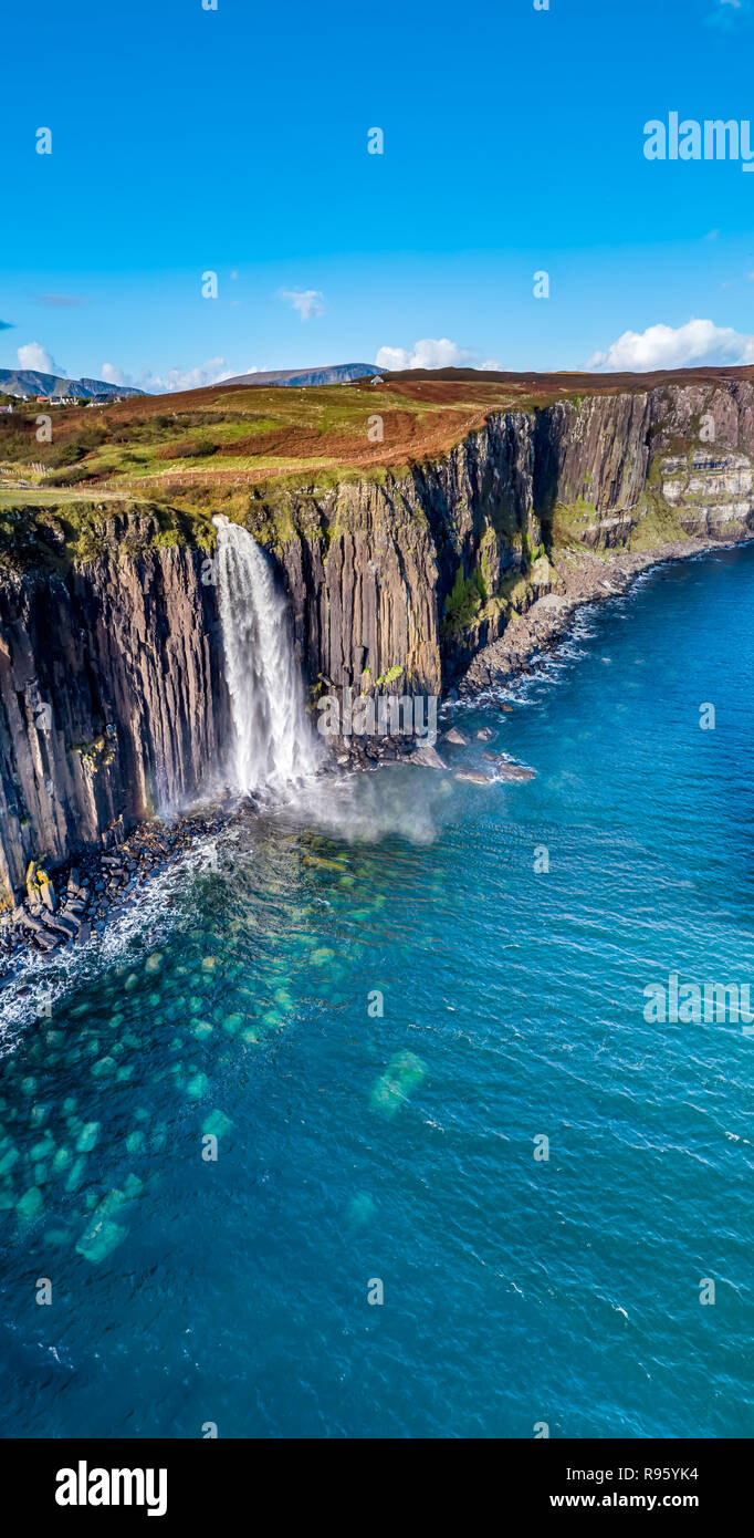 Kilt rock drone hi-res stock photography and images - Alamy