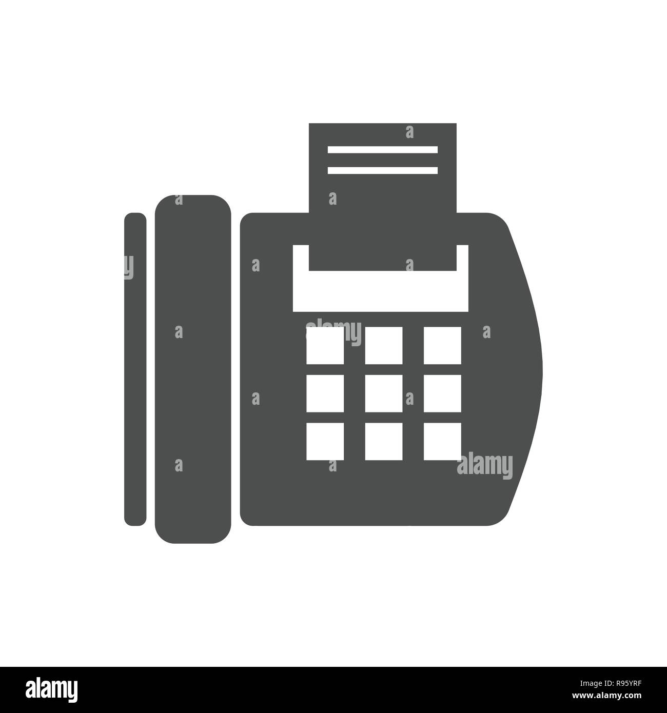 Fax telephone icon Stock Vector Image & Art - Alamy
