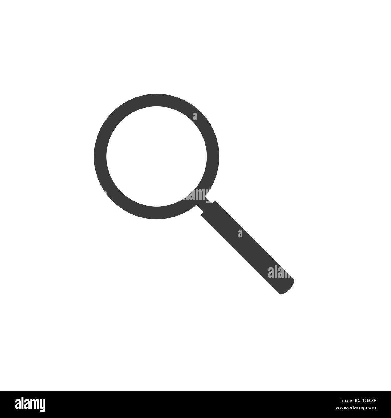 Magnifying glass detail Black and White Stock Photos & Images - Alamy