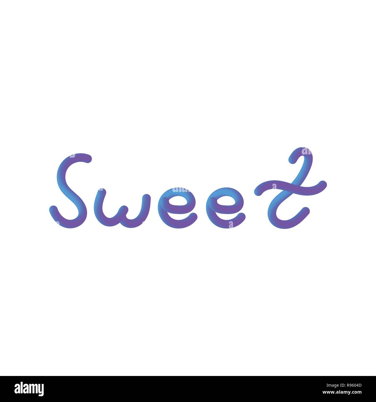 Alphabet sweets Stock Vector Images - Alamy