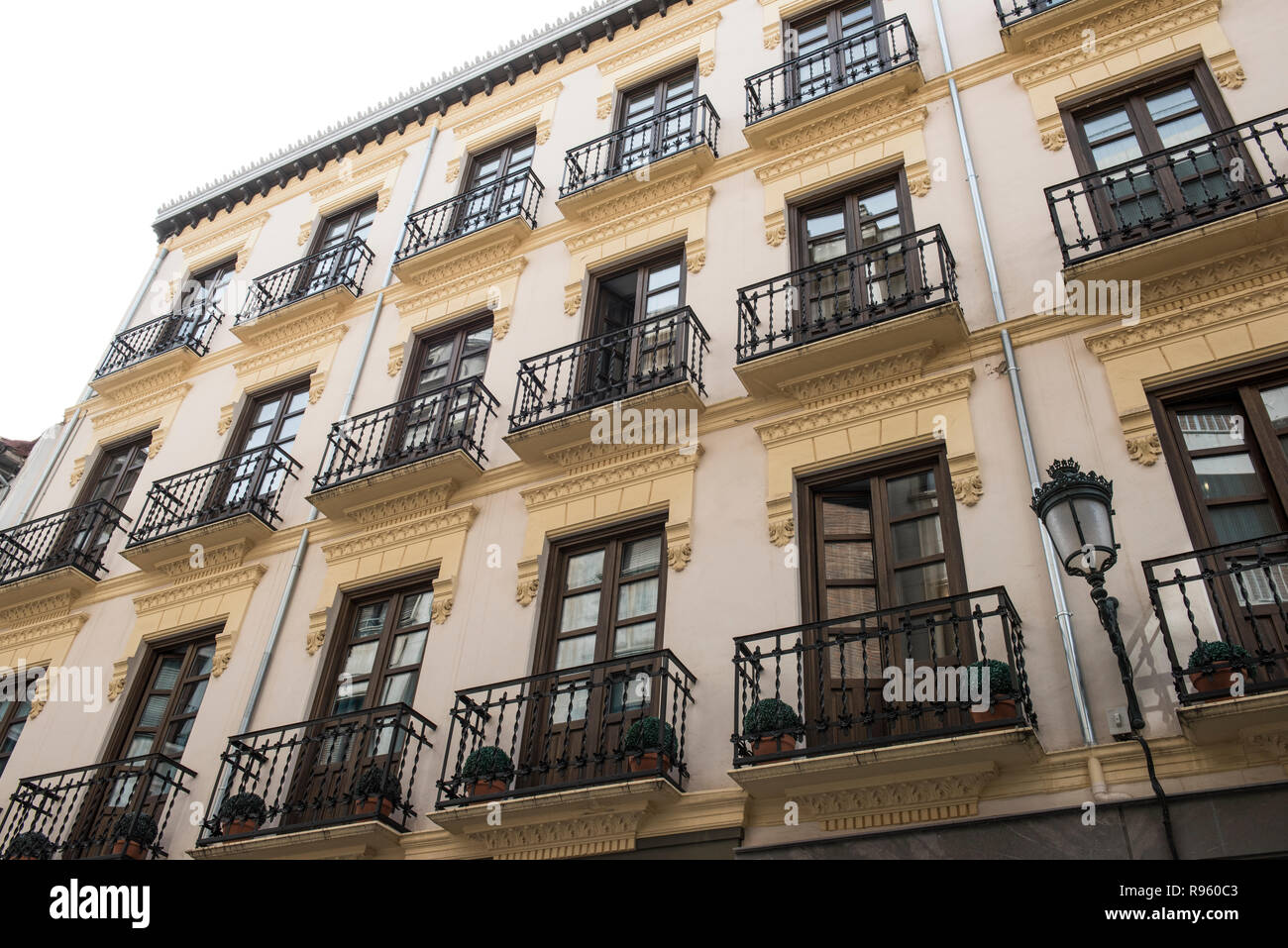 Exterior of an medieval structured building in Brussels. The ...